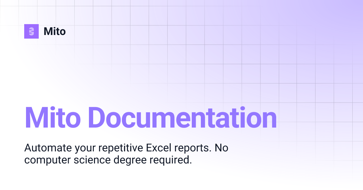Mito Documentation | Mito