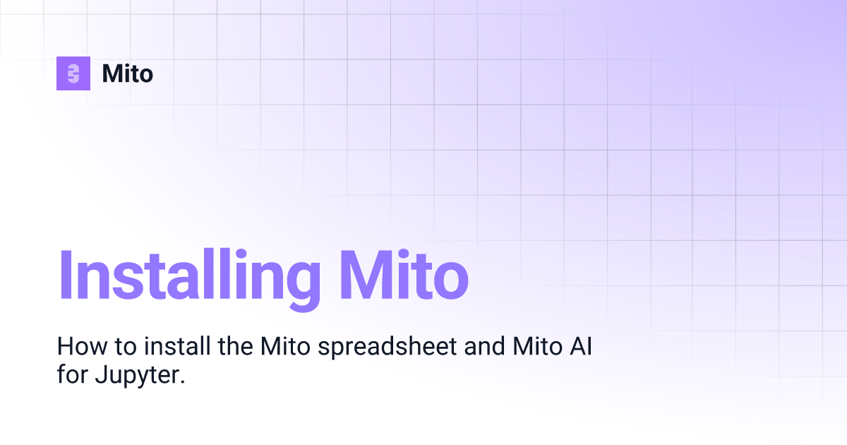 Installing Mito | Mito