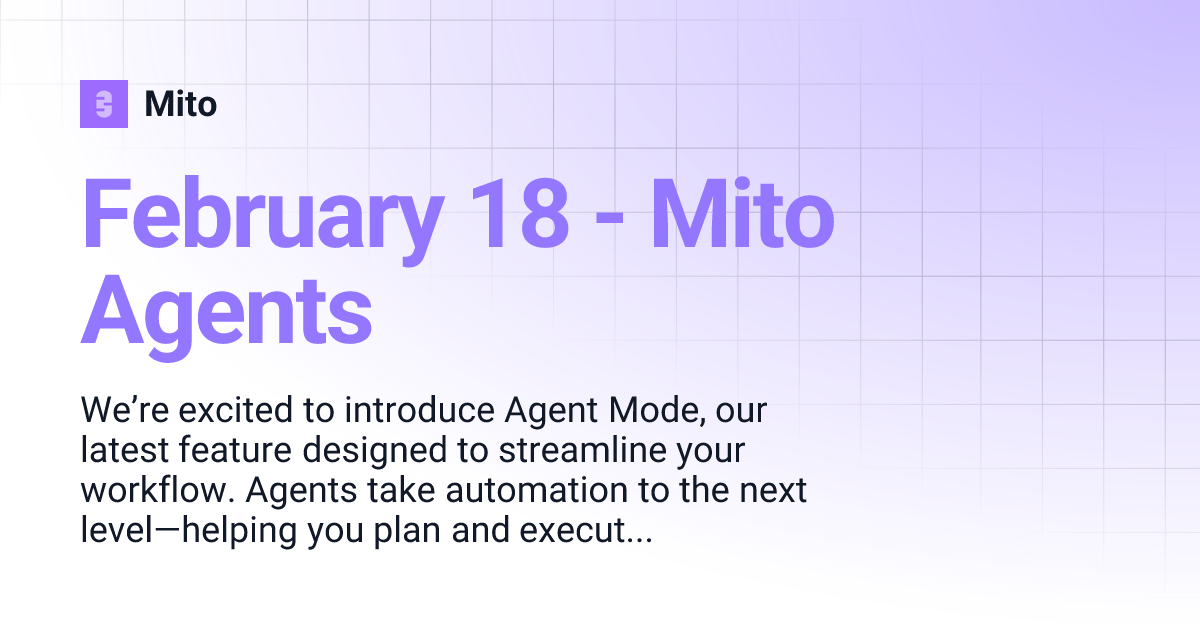 February 18 - Mito Agents | Mito